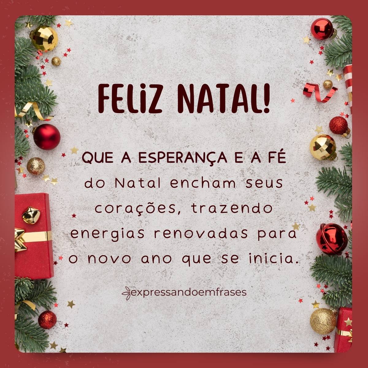 25 Frases para Desejar um Feliz Natal - expressandoemfrases.com.br
