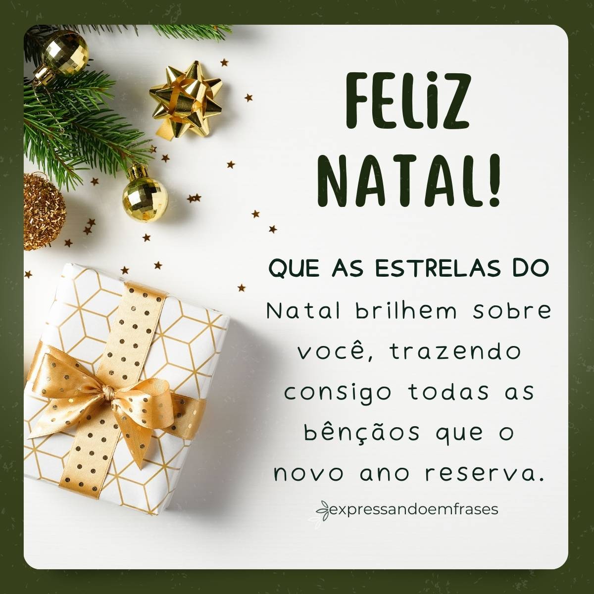 25 Frases para Desejar um Feliz Natal - expressandoemfrases.com.br